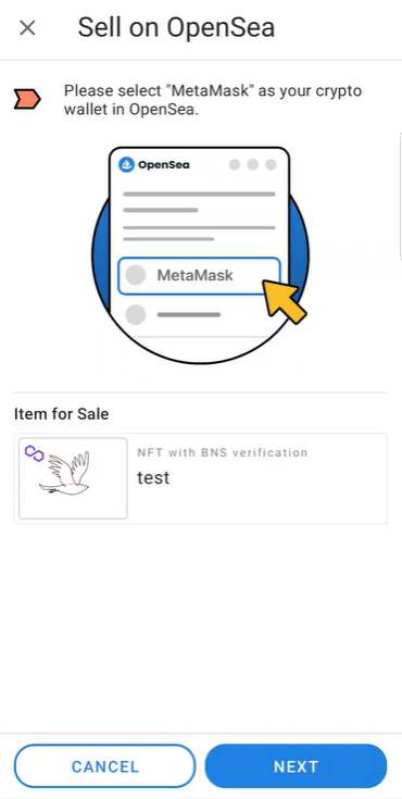 How to List Your NFT on OpenSea – Support | KDAN