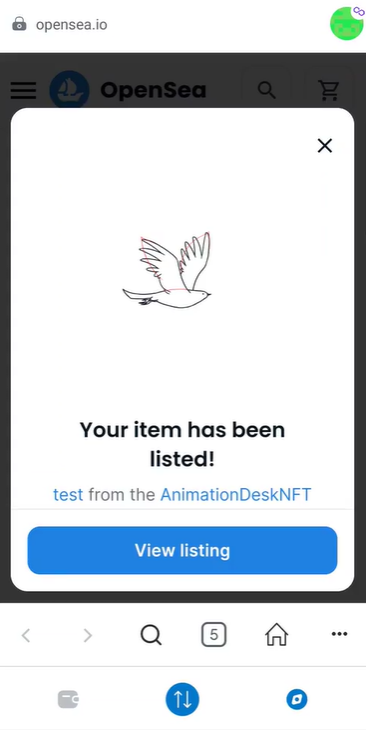How to List Your NFT on OpenSea – Support | KDAN